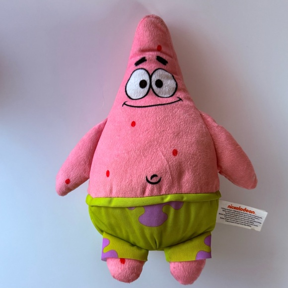 Nickelodeon | Toys | Nickelodeon Pink And Green Patrick Star Plush Toy ...